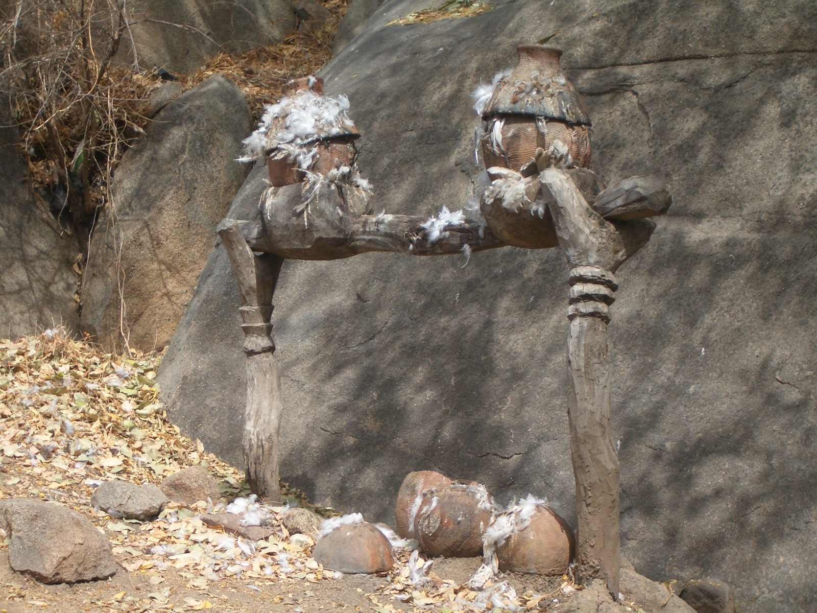 beafrica: Koro, village troglodite proche de Bobo.